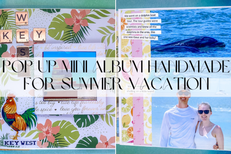 How To Make A Mini Album Handmade For Summer Vacation
