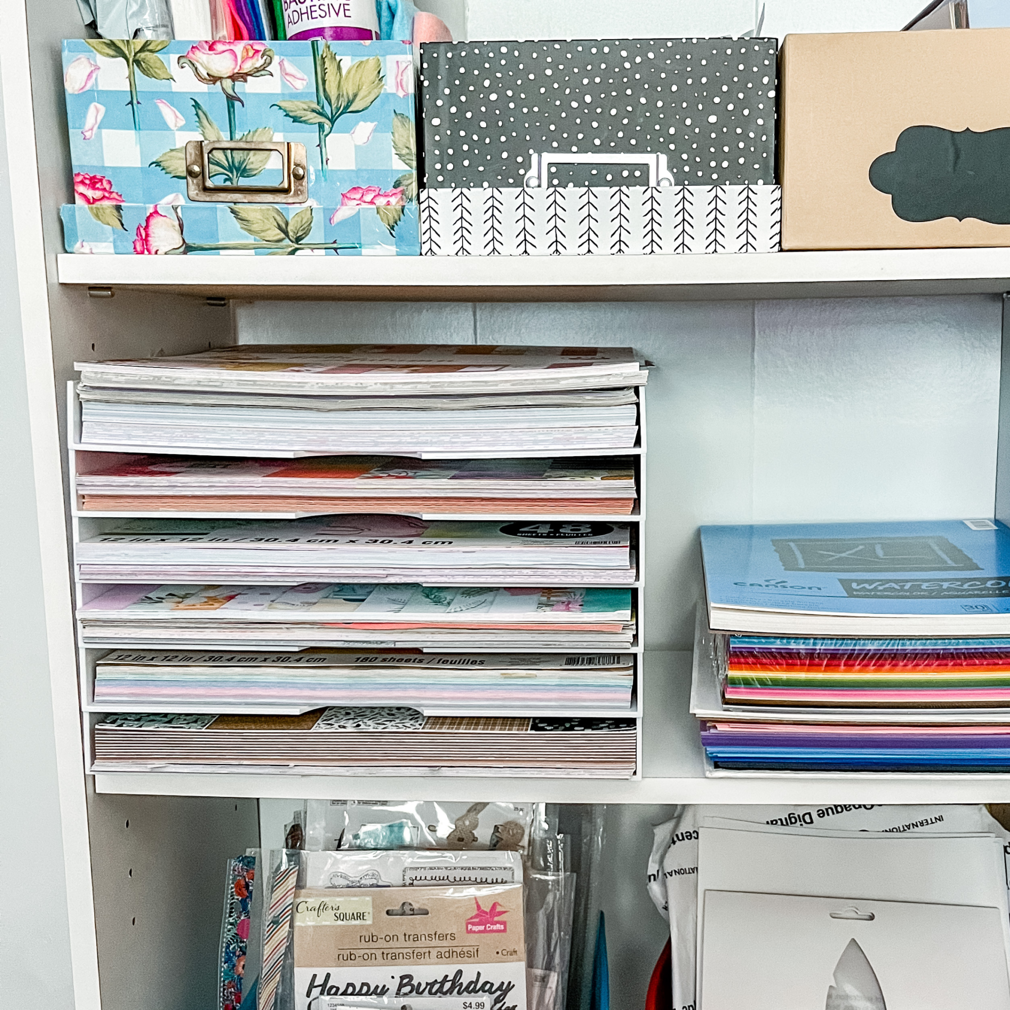 9 Affordable Craft Room Storage Ideas + Tour!