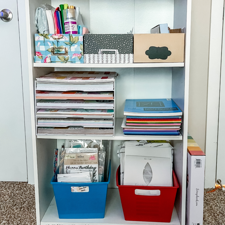 12x12 Scrapbook Paper Storage Ideas That Took Me Years To Figure Out