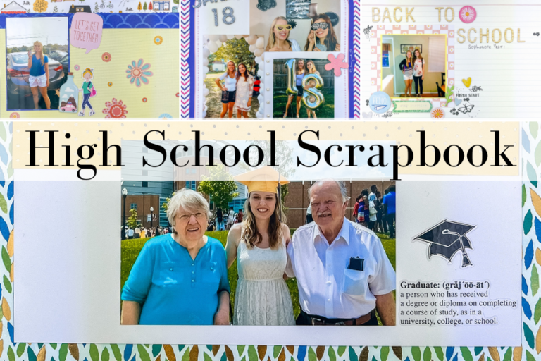 High School Scrapbook Album Ideas For Freshman - Senior Year